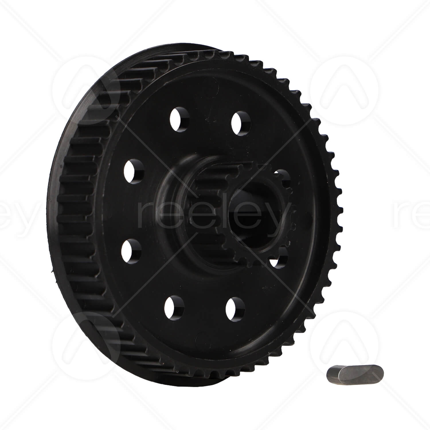 Nylon Toothed Reduction Pulley (with Keyway & Key) – Reeley Ltd