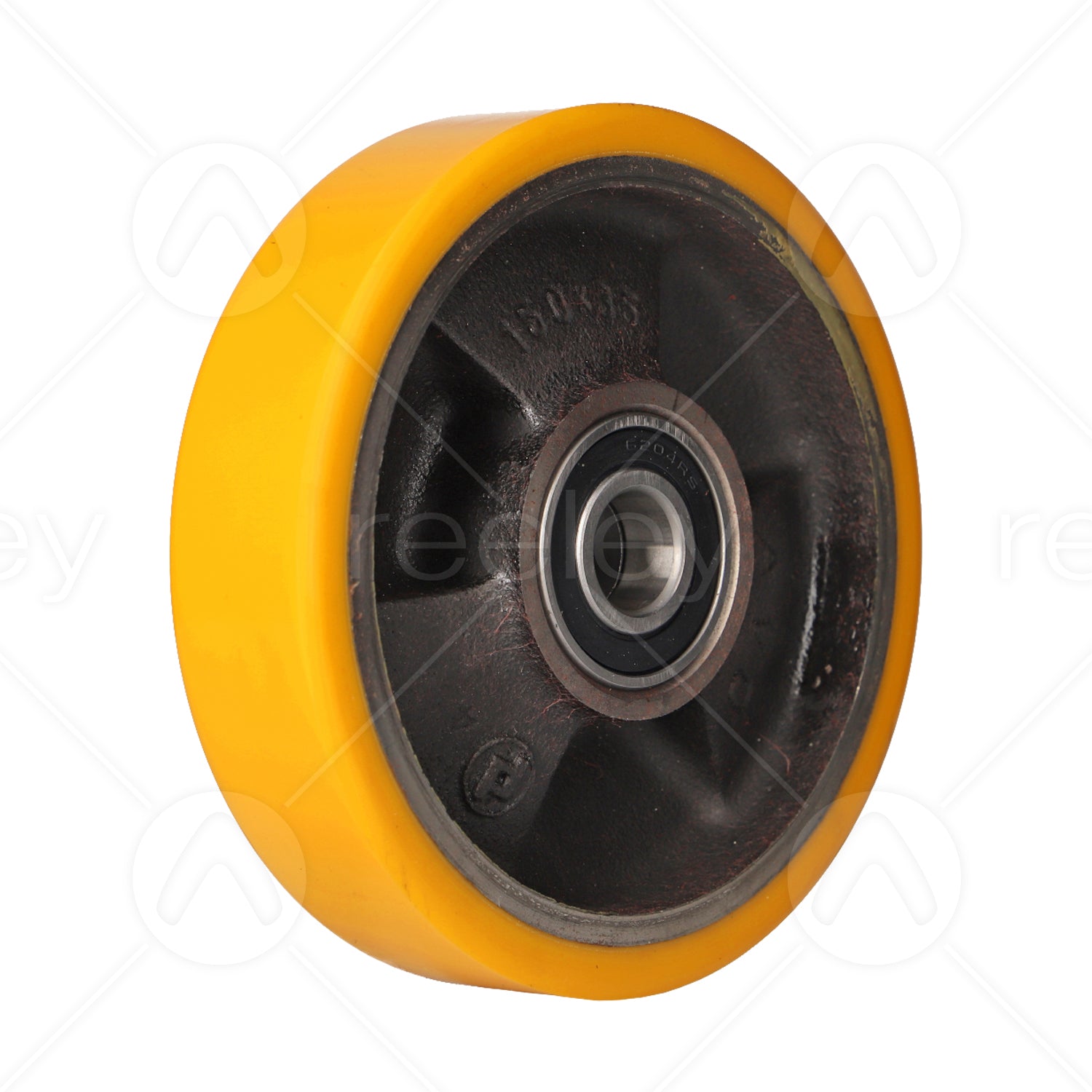 Polyurethane Guide Roller (150mm OD) with Cast Iron Core – Reeley Ltd