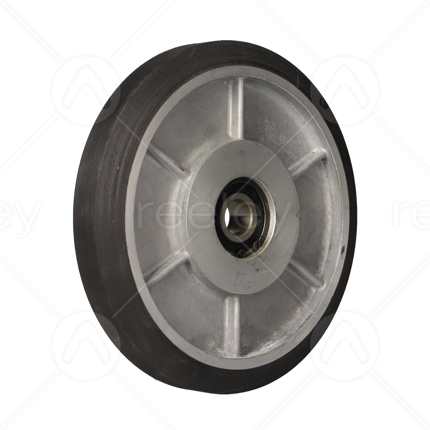 Polyurethane Guide Roller (203.2mm/8" OD) with Aluminium Core – Reeley Ltd