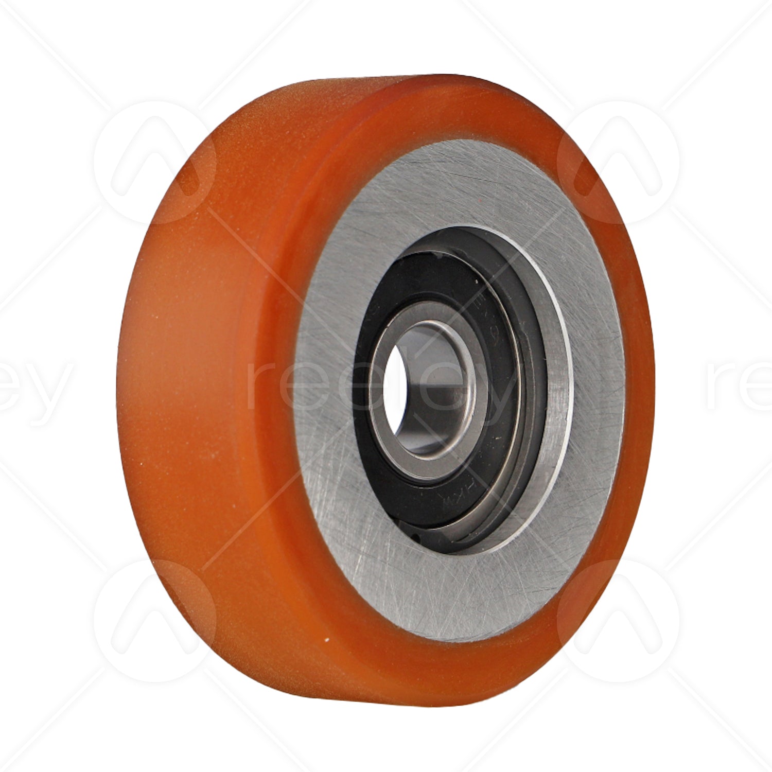 Vulkollan® Guide Roller (100mm OD) VU 93° with Aluminum Core – Reeley Ltd
