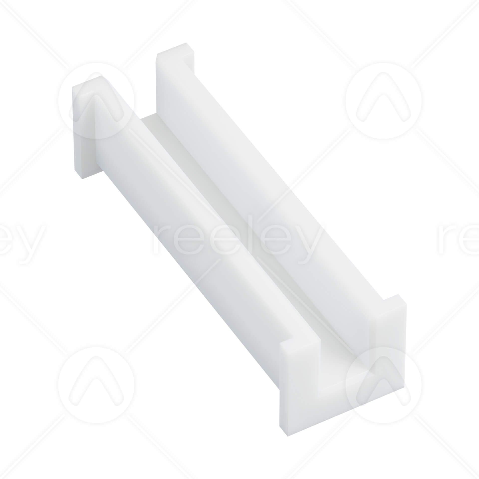 130mm Long (120mm Between Shoulders) x 30mm Wide Polyethylene Guide Sh ...