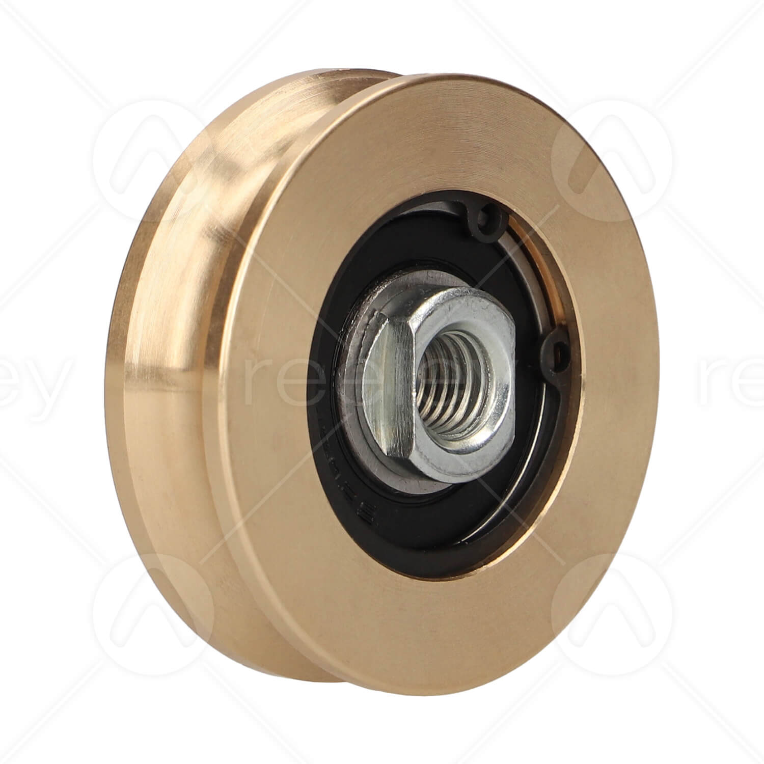 Heavy Duty Brass Hanger Roller with M10 Tapped Insert (V Track ...