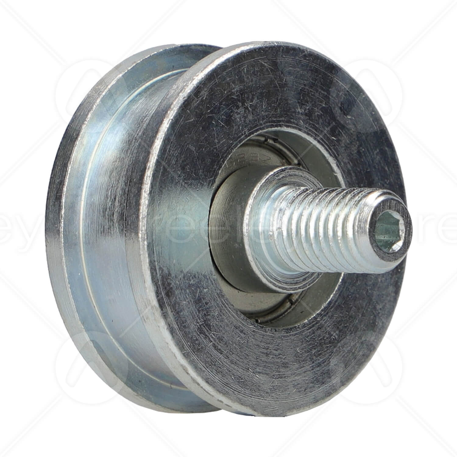 Steel Door Hanger Roller (44mm OD) with M10 Concentric Pin (Flat Track ...