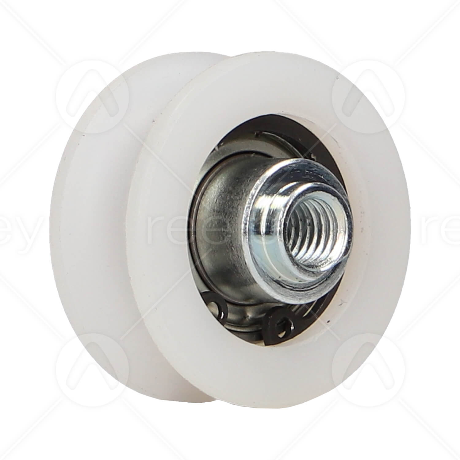 Nylon Door Hanger Roller with M8 Tapped Insert (Curved Track) – Reeley Ltd