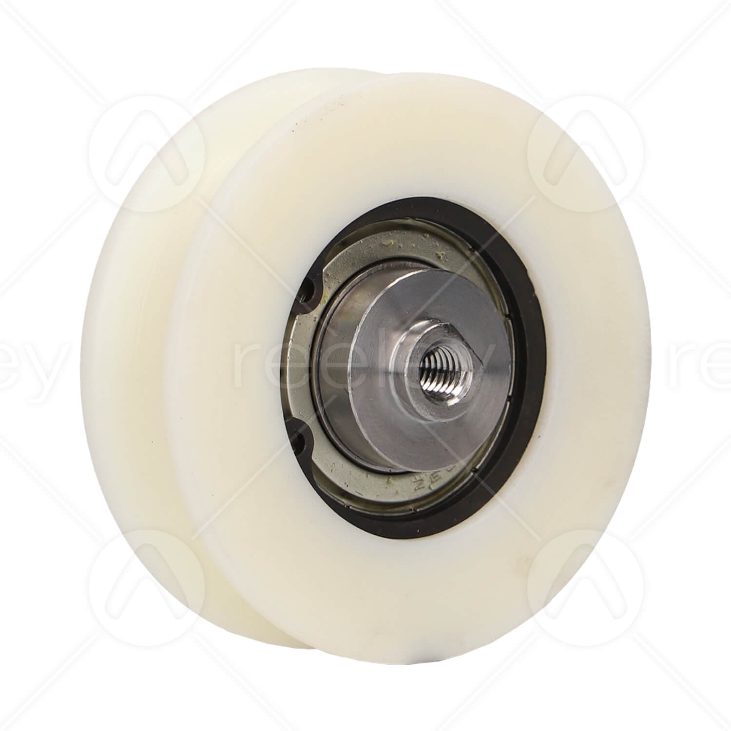 Nylon Hanger Roller (Curved Track) with M6 Tapped Insert – Reeley Ltd