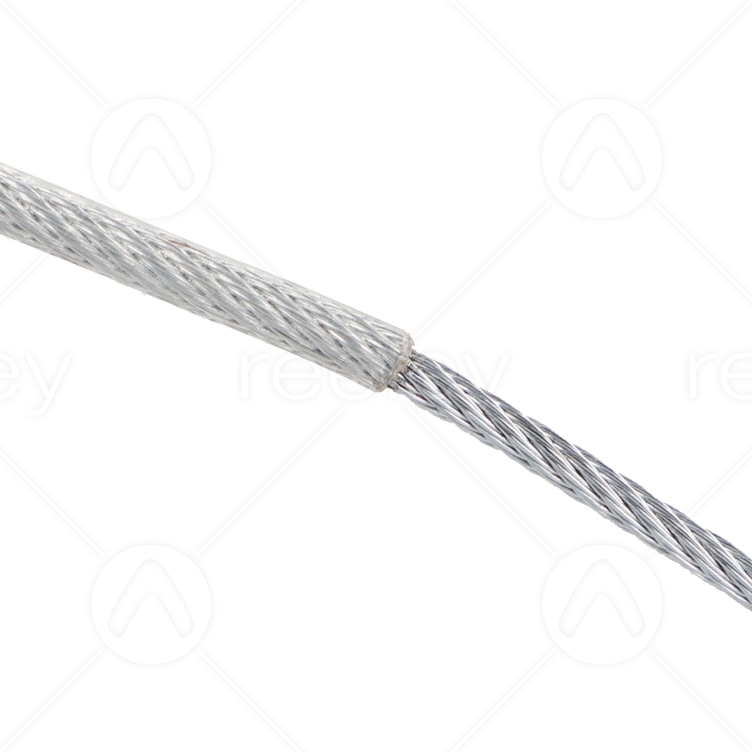 3mm 7x7 Galvanised Steel Aircord with PVC Coating (per metre) – Reeley Ltd