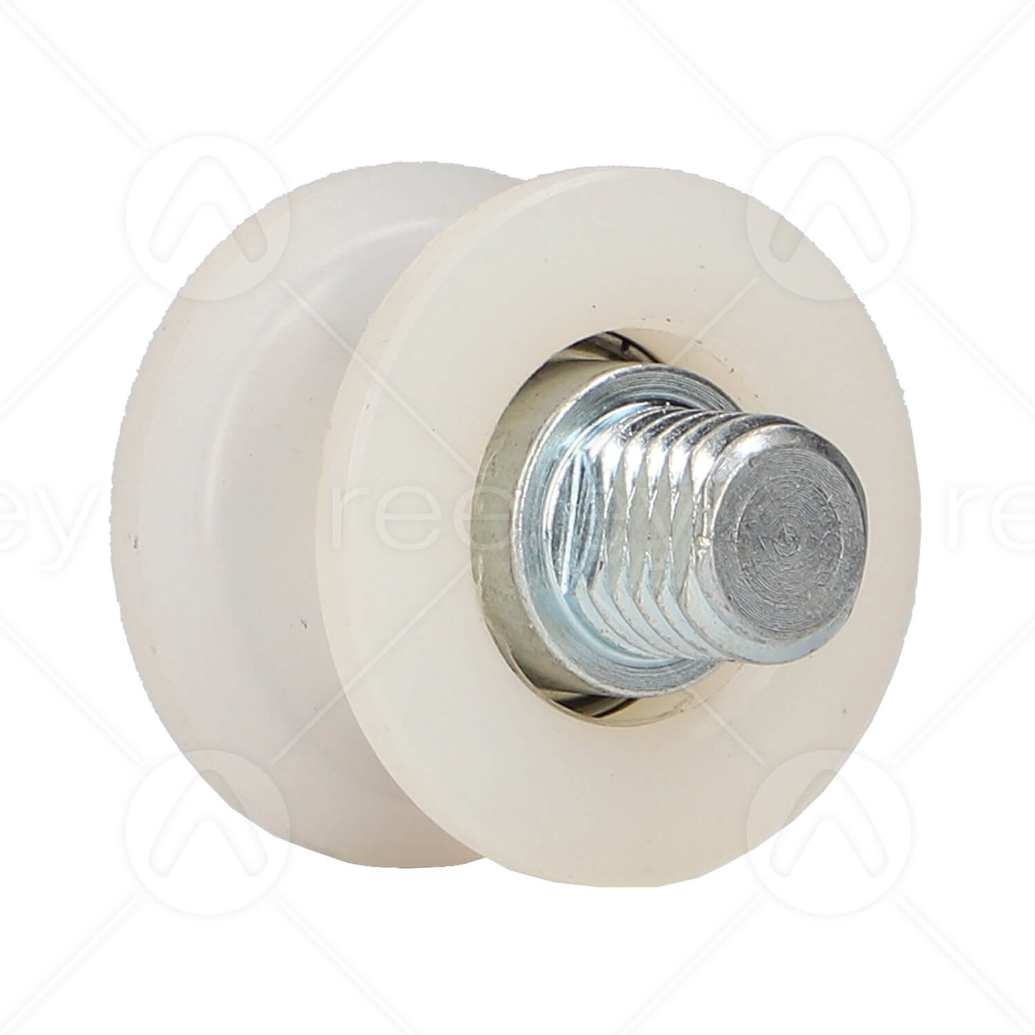 Nylon Upthrust Roller with M12 Pin (Flat Track) – Reeley Ltd