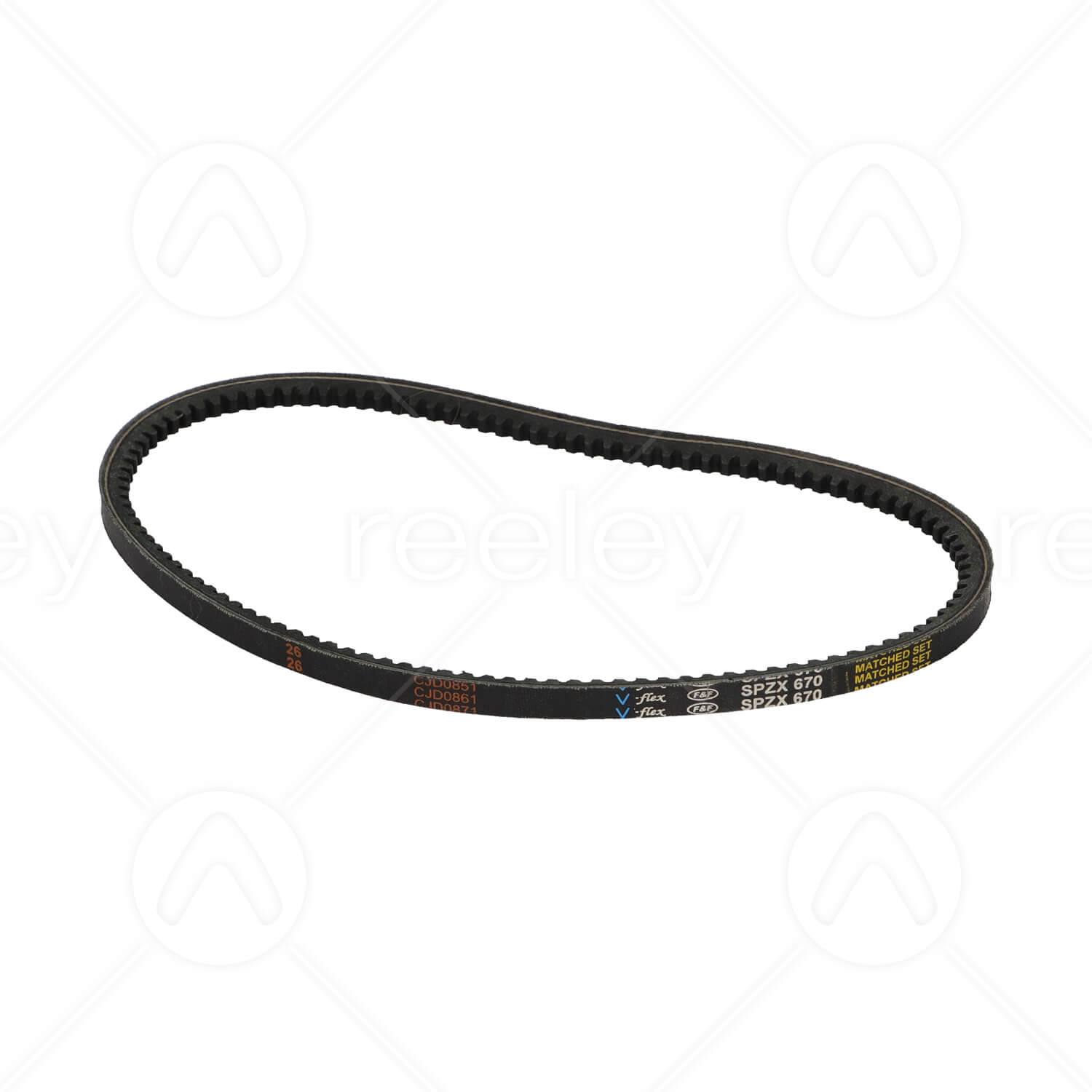Toothed V Belt (SPZX 670) (10mm Wide) – Reeley Ltd