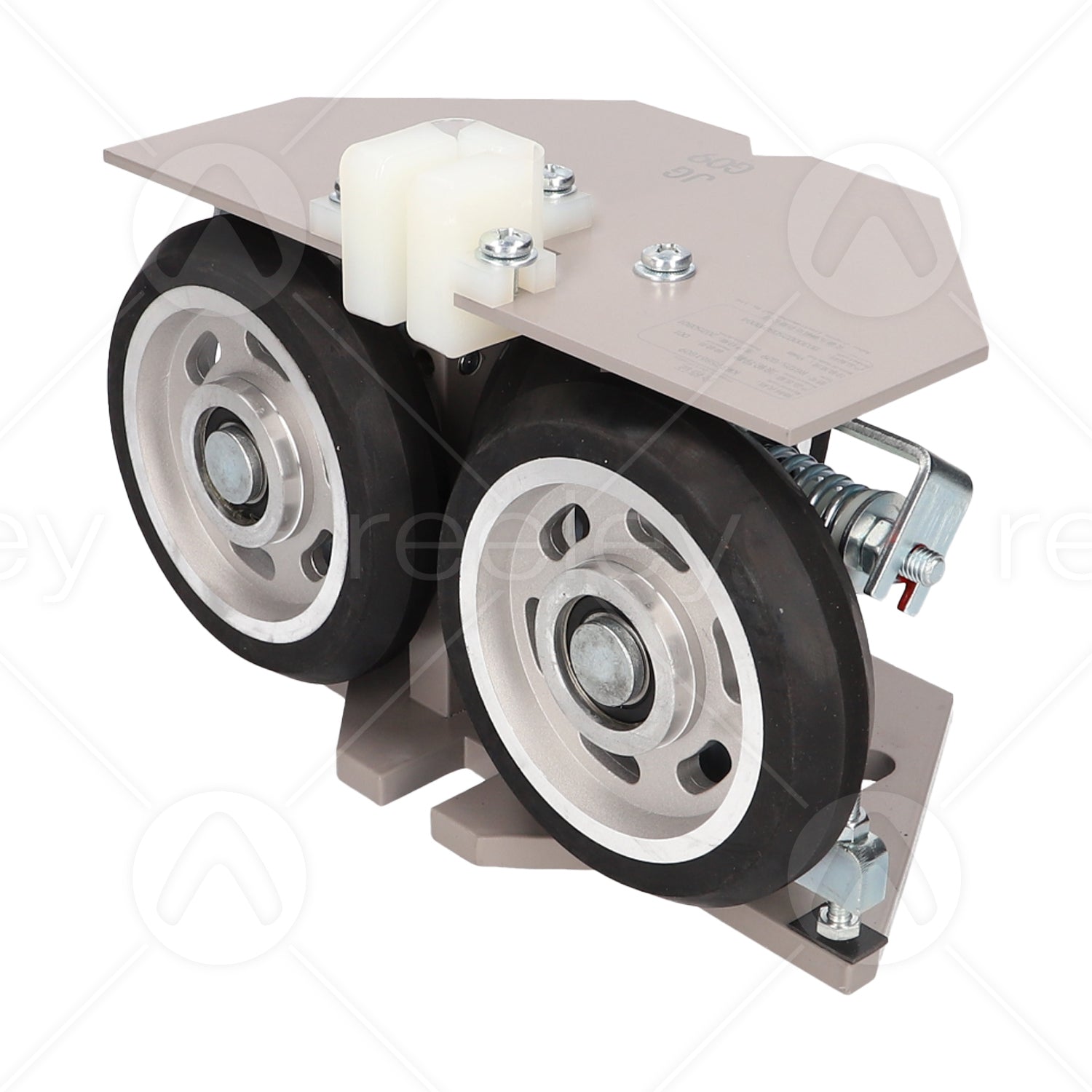 Guide Roller Assembly with 3 x 125mm OD Rollers – Reeley Ltd