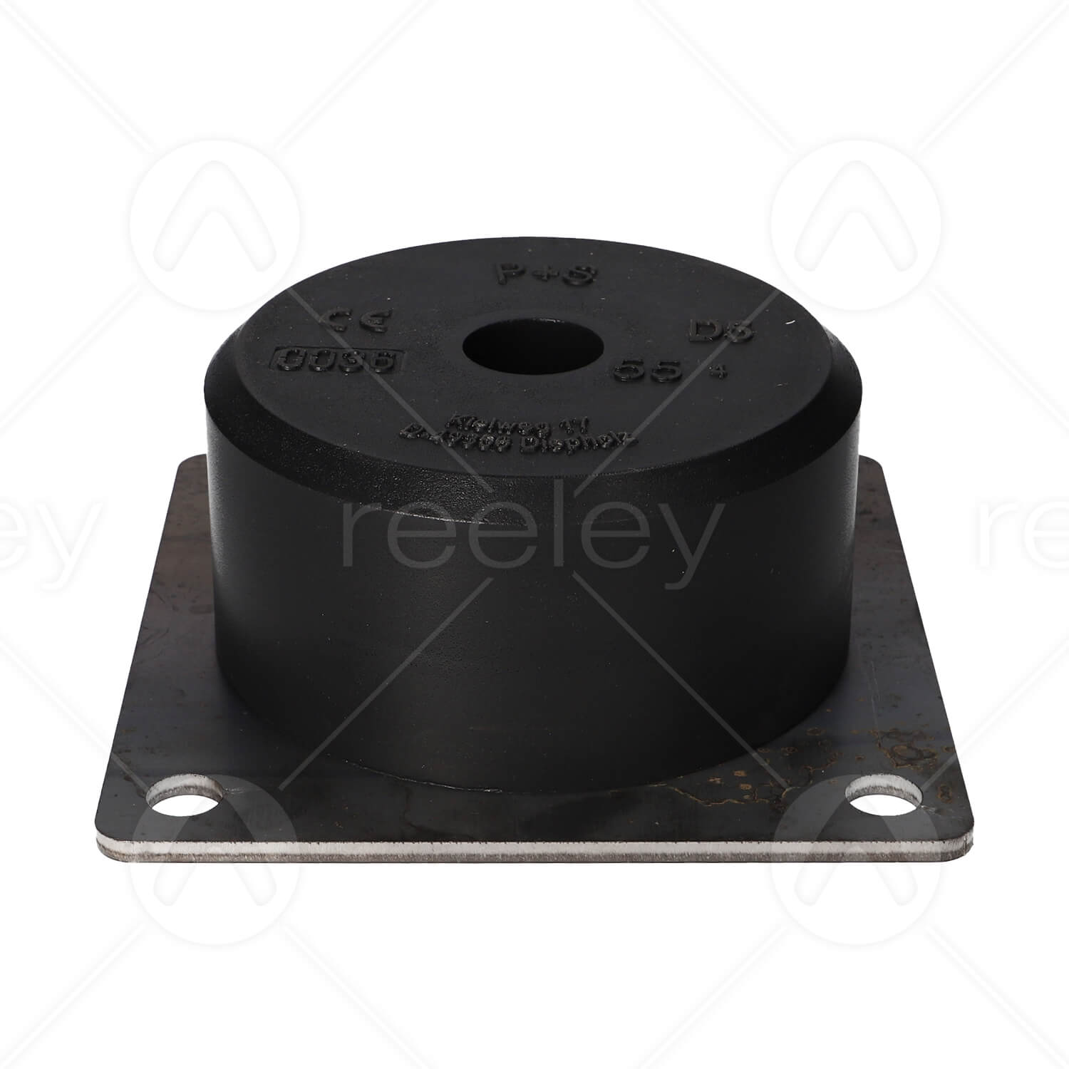 Buffer D5 with Square Steel Plate (Increased Load Capacity) – Reeley Ltd