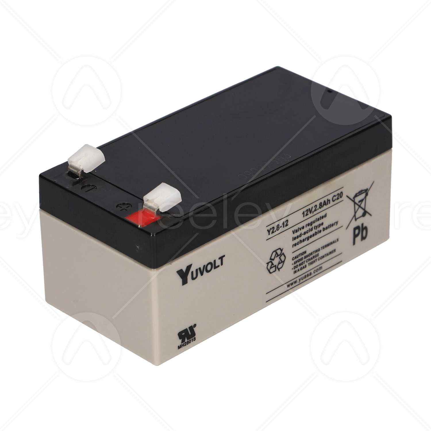 12V 2.8Ah Sealed Lead Acid Battery – Reeley Ltd